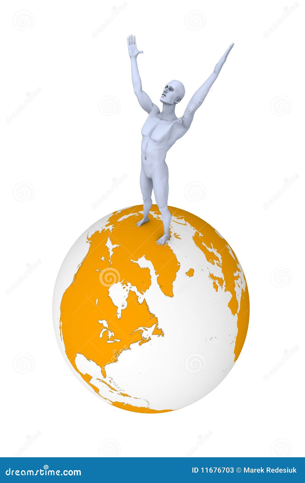 The Earth and people stock illustration. Illustration of planet - 11676703