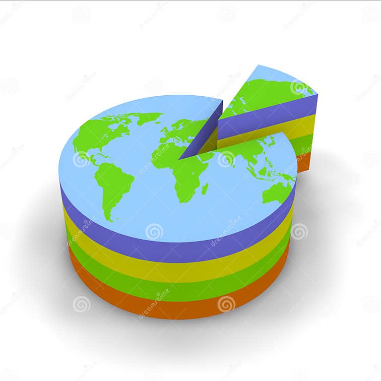 Earth Pie stock illustration. Illustration of blue, ambition - 24876715