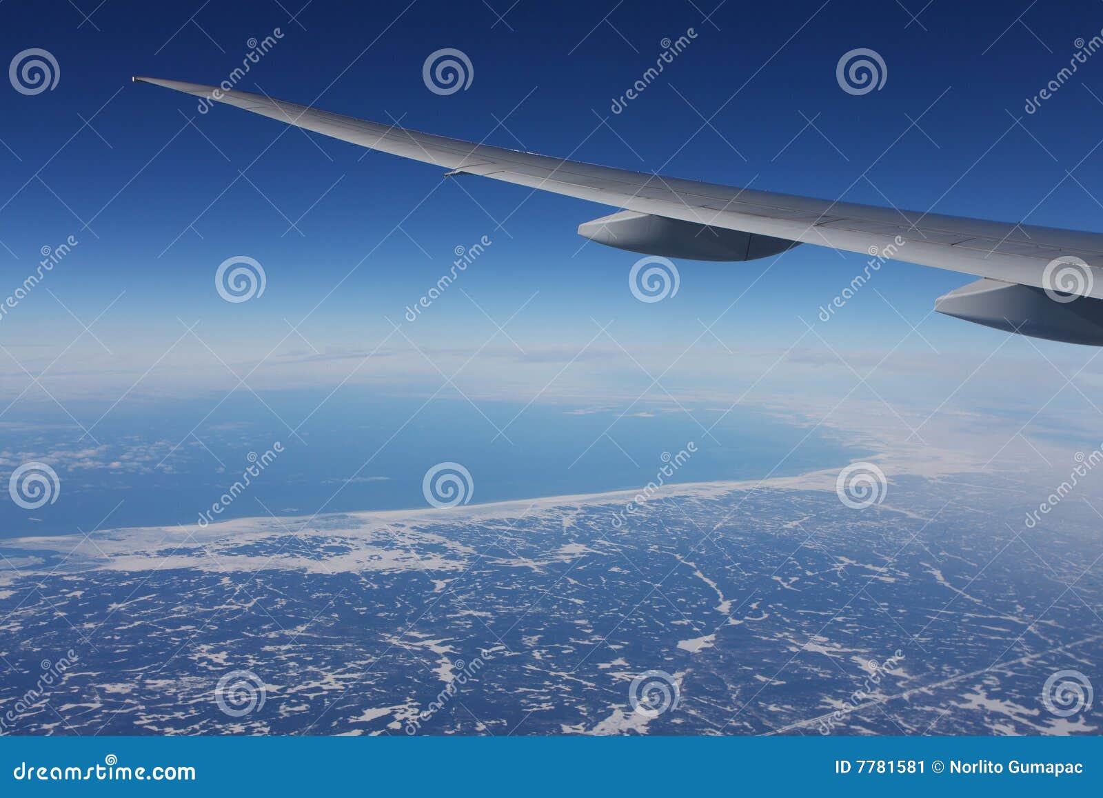 Earth and plane wings stock image. Image of summer, abstract - 7781581