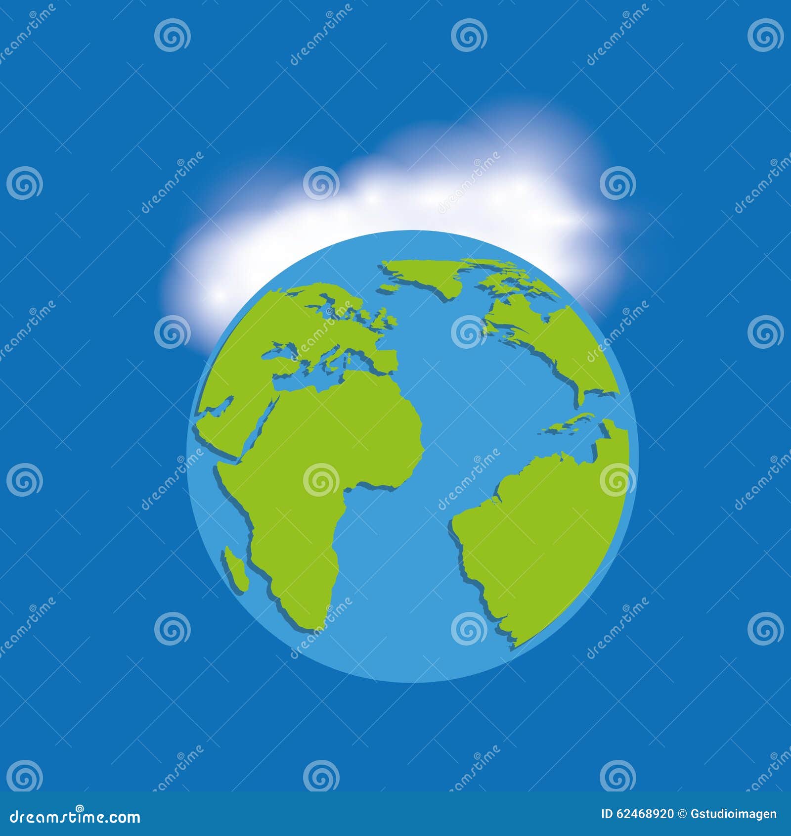 Earth Planet Climate Design Stock Illustration - Illustration of ...