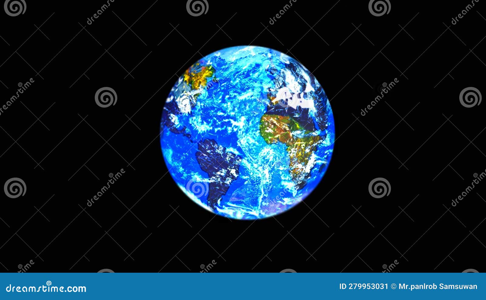 Earth is the only Planet that Has Life. Stock Illustration ...