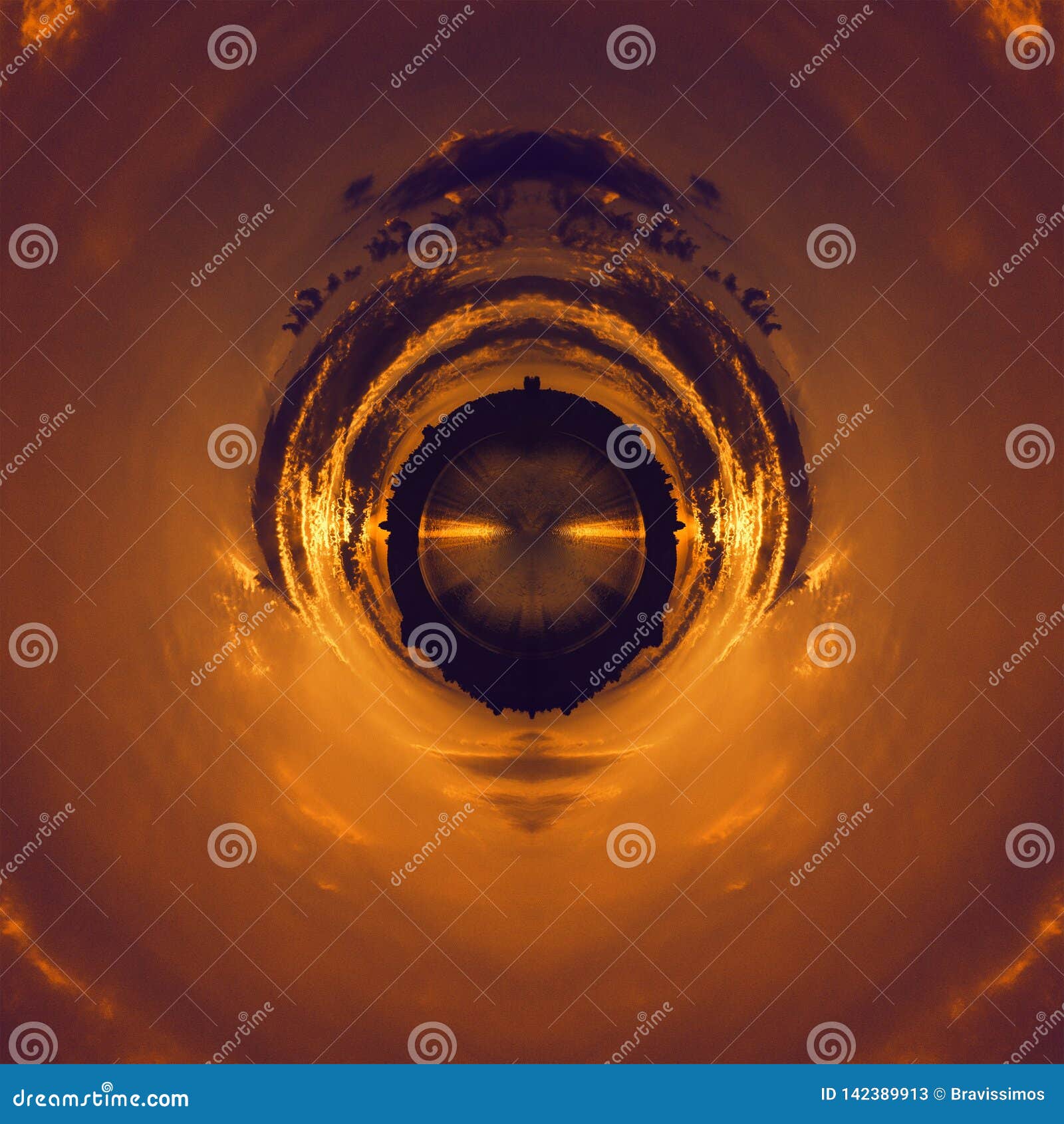 Earth Planet Space Nature Universe. Collage Stock Illustration ...