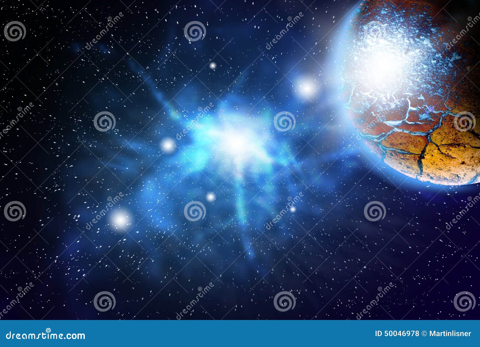 Earth planet in sun rays stock illustration. Illustration of beam ...