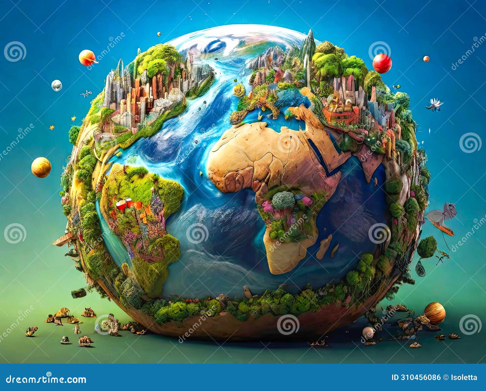 Earth Planet. World Environment Day Creative Concept Stock Photo ...
