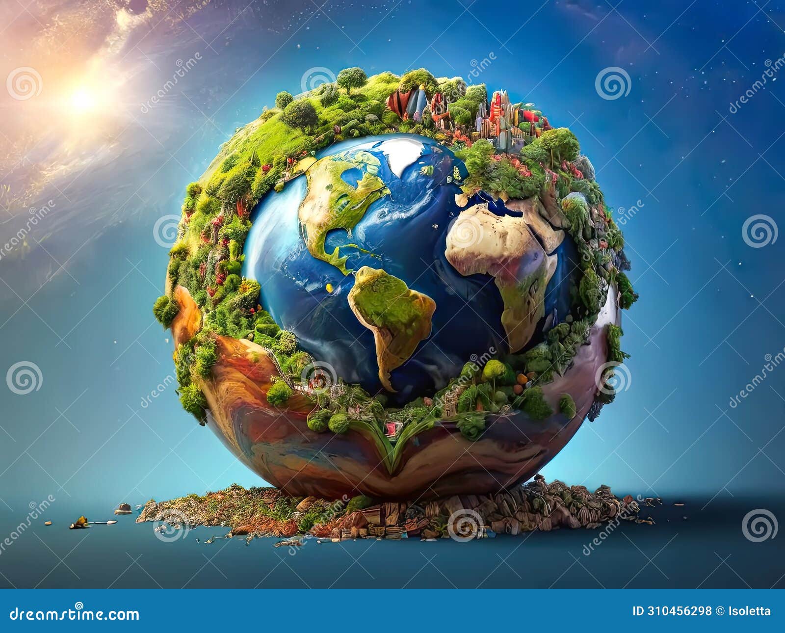 Earth Planet. World Environment Day Creative Concept Stock Photo ...