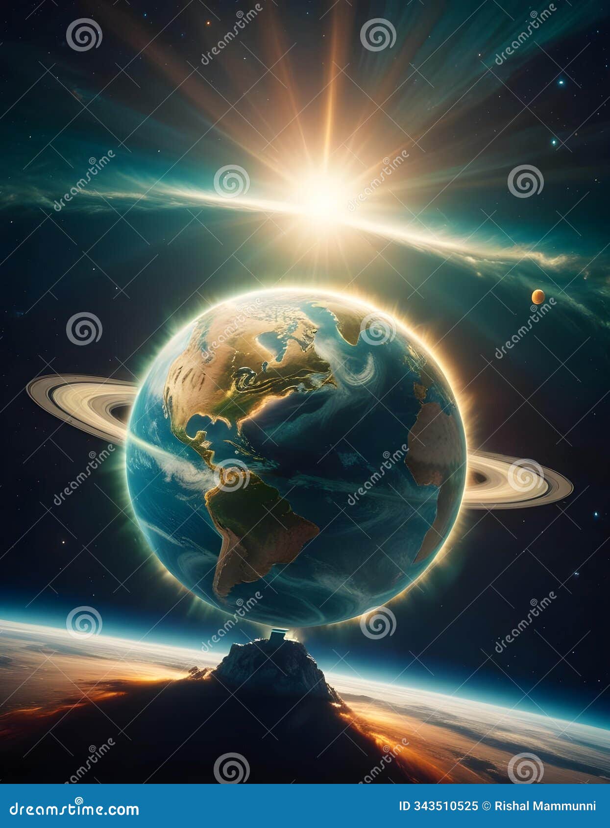 Earth and Planets Revolving in the Solar System’s Harmony Editorial ...