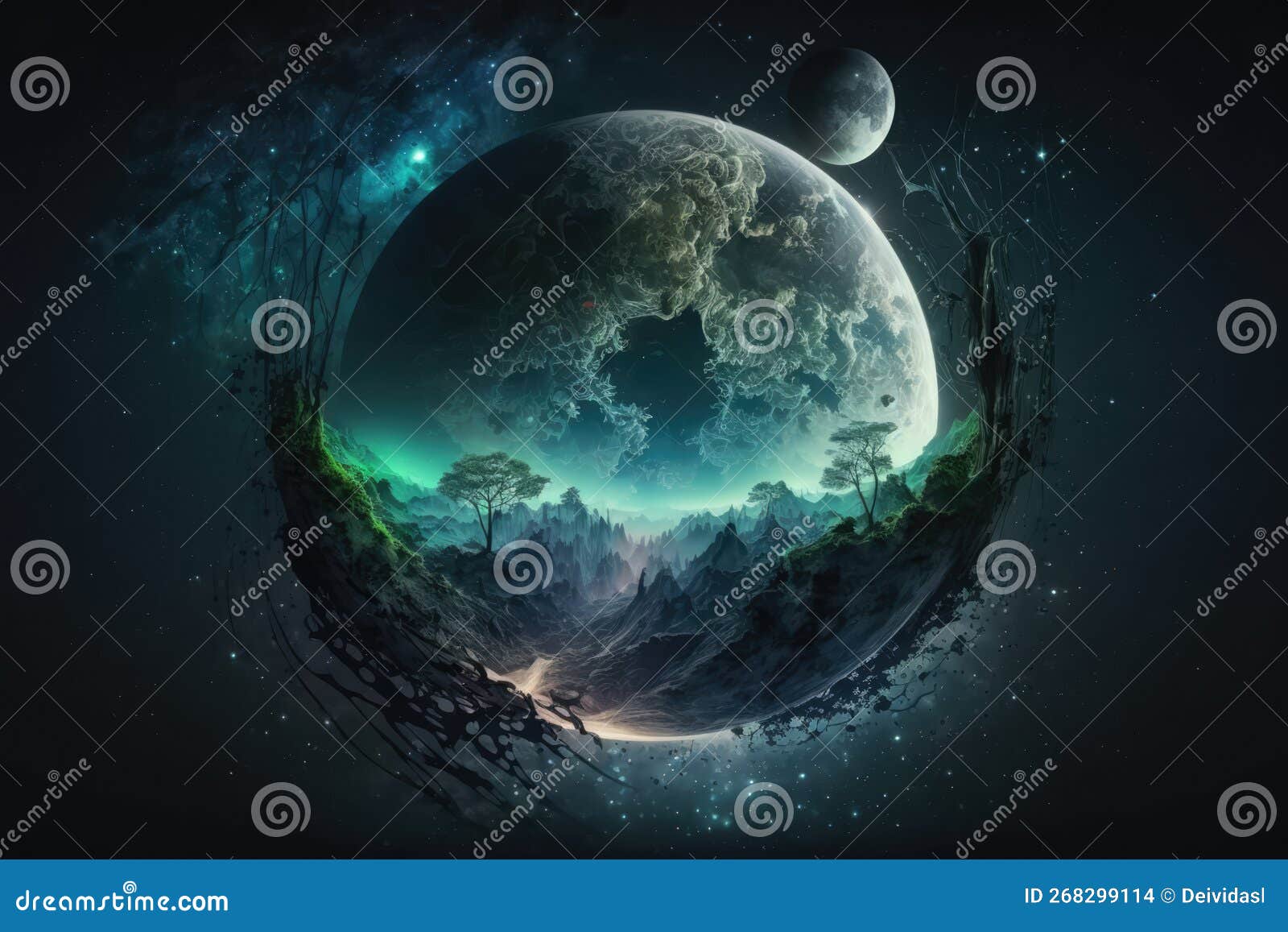 Earth Pollution Map Visible from Space. Generative Ai Illustration ...