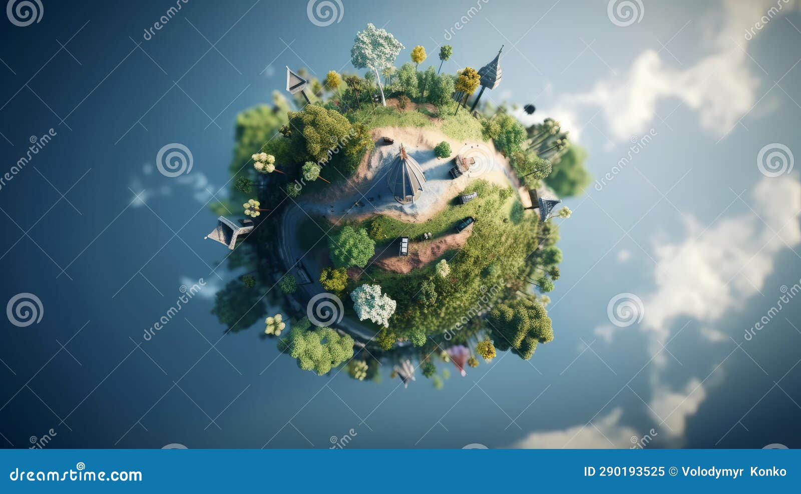 Earth Pollution Map Visible from Space Illustration. Generative Ai ...