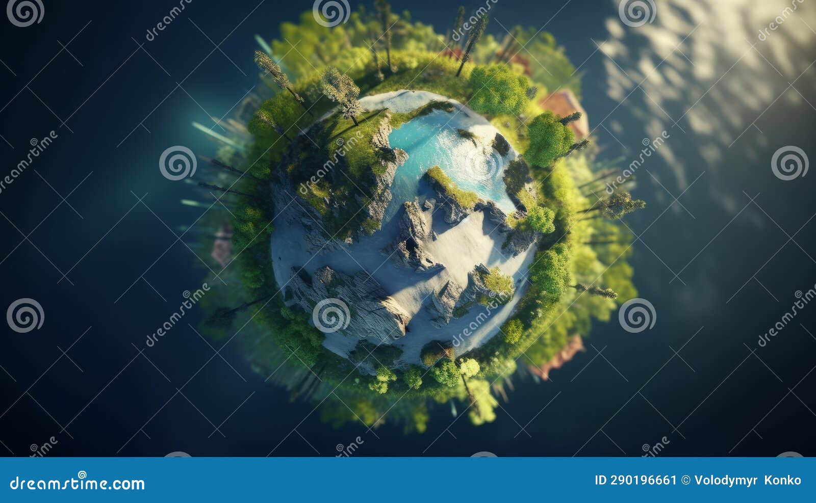 Earth Pollution Map Visible from Space Illustration. Generative Ai ...