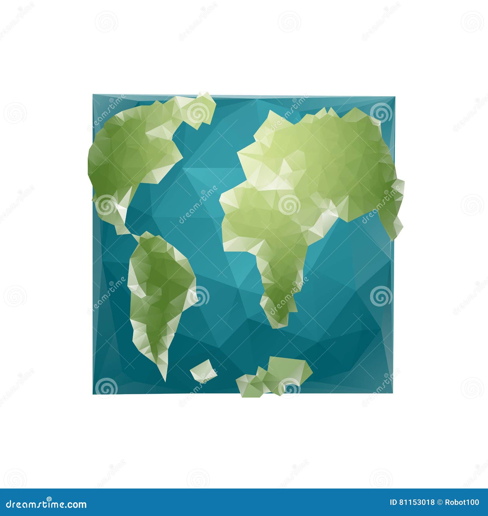 Square Universe Background. Dark Blue Space With Stars, Planets Vector ...