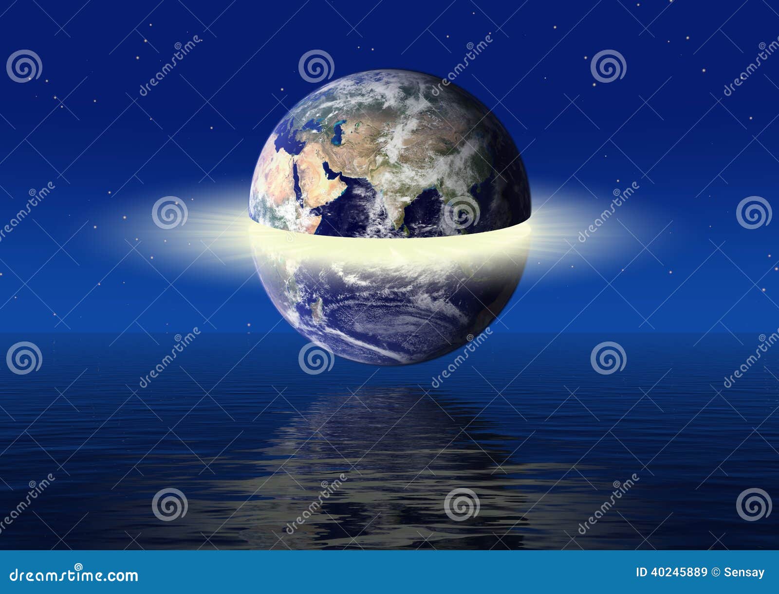Earth power concept stock illustration. Illustration of explosion ...