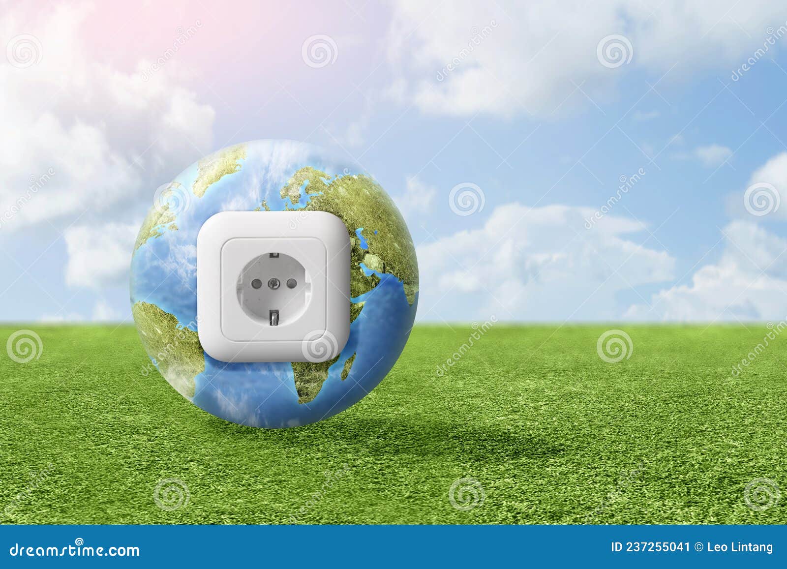 Earth power socket stock image. Image of concept, planet - 237255041