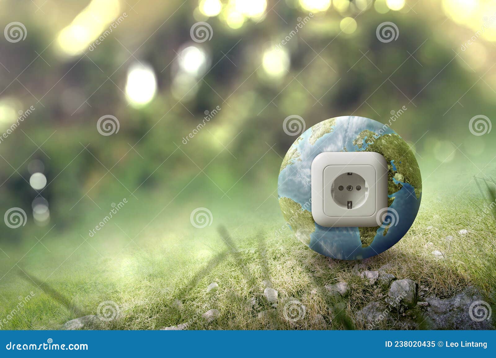 Earth power socket stock image. Image of power, connector - 238020435