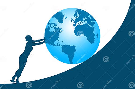 Earth problem stock illustration. Illustration of change - 47893316