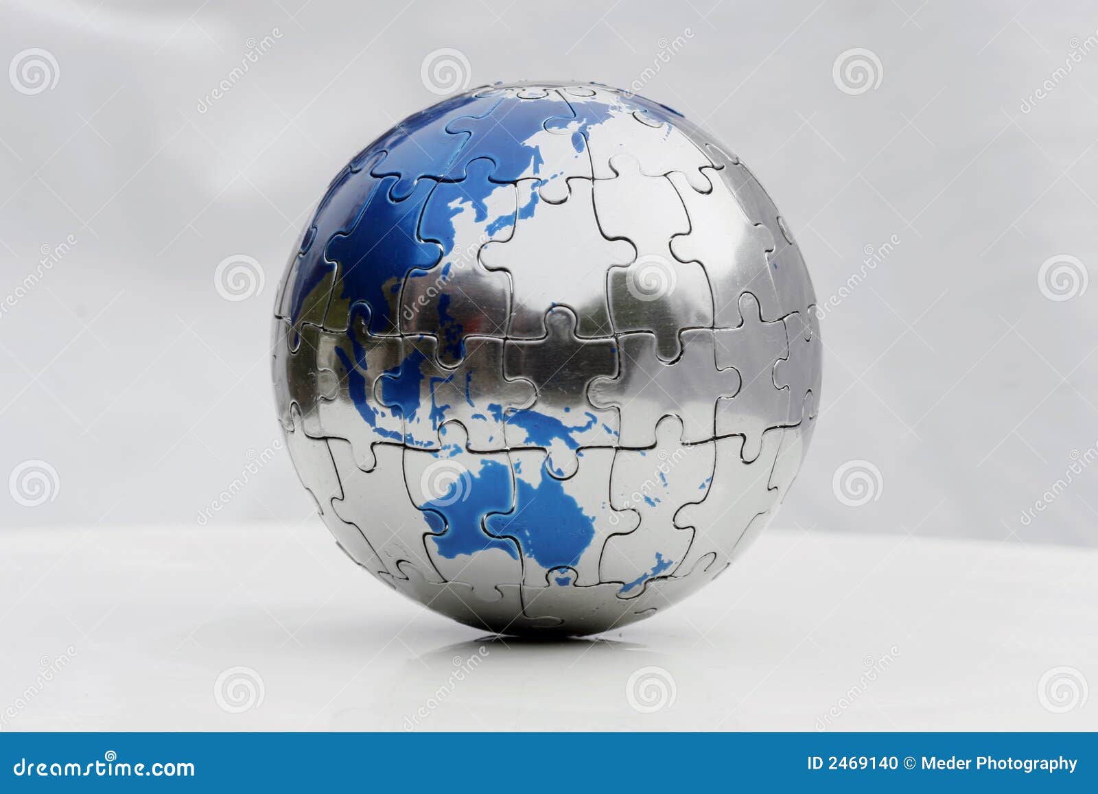 Earth Puzzle stock photo. Image of africa, america, continent - 2469140