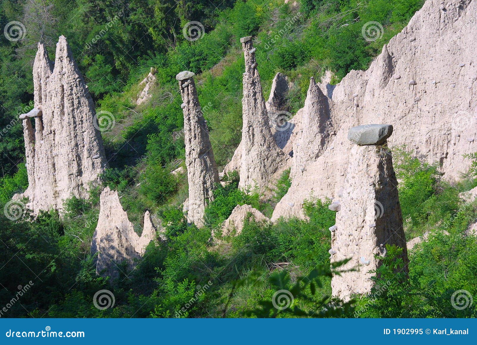Earth Pyramid stock image. Image of outdoor, itali, nature - 1902995