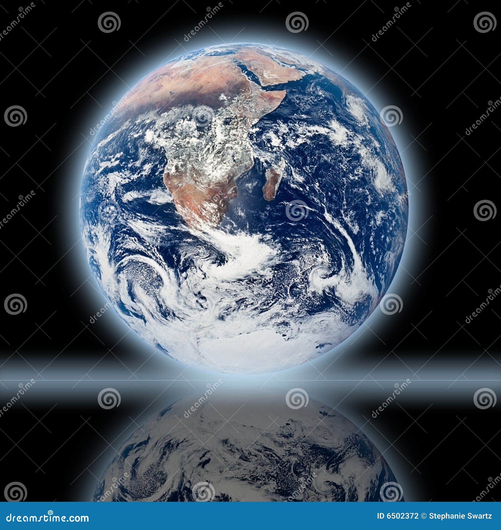 Earth reflection stock photo. Image of country, media - 6502372