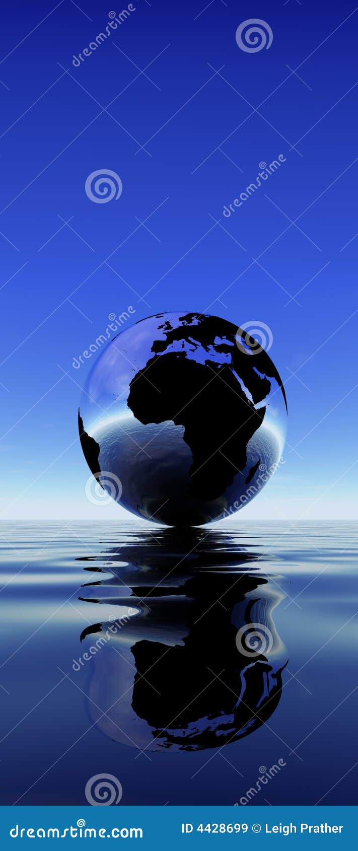 Reflection Of Earth In Solar Panels Of A Space Satellite Royalty-Free ...