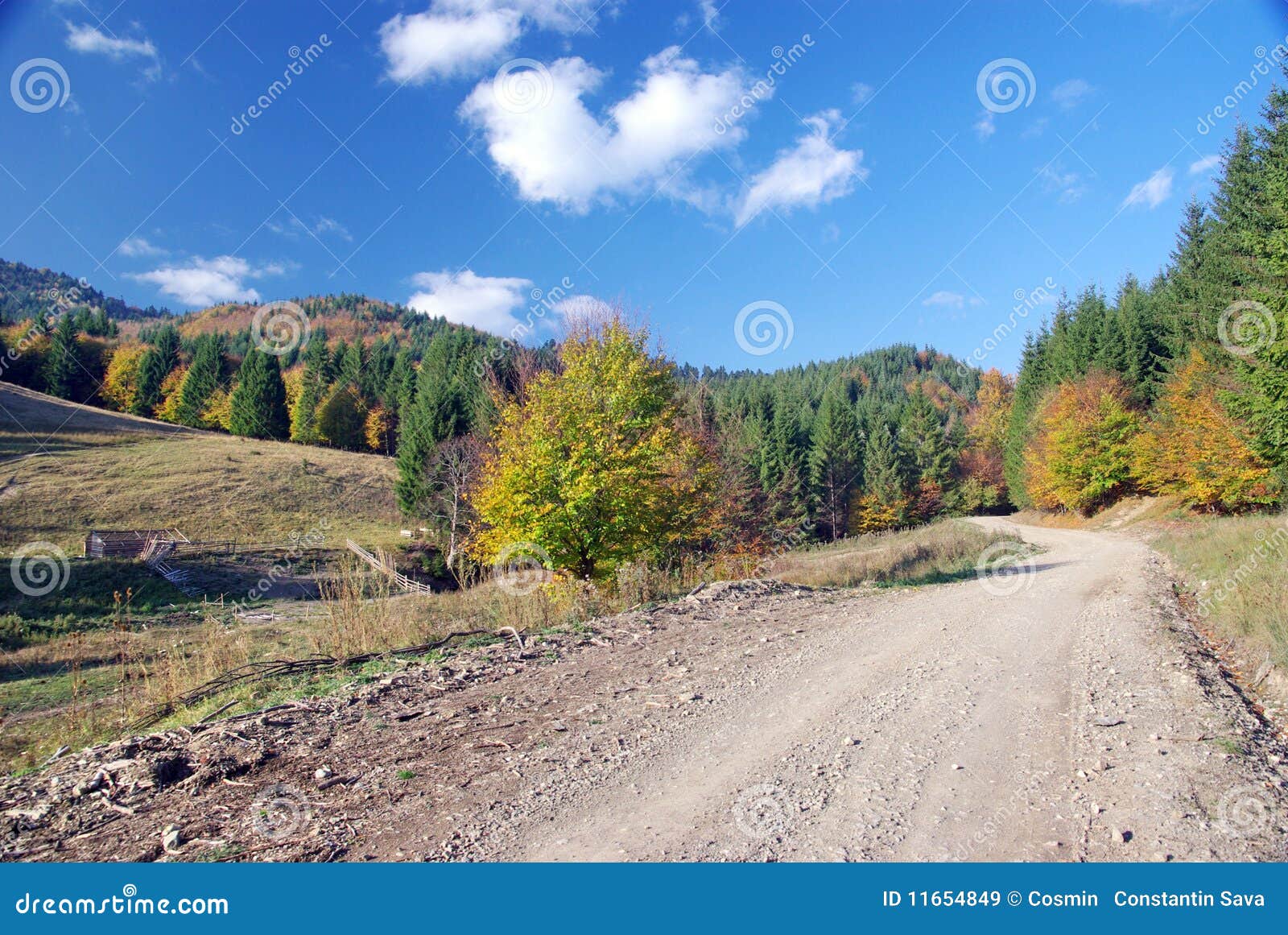Earth road in mountains stock image. Image of cycles - 11654849