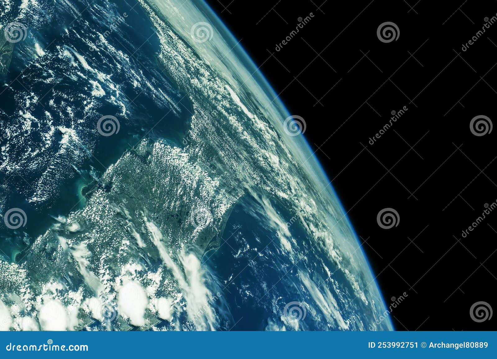 Earth S Atmosphere from Space. Elements of this Image Furnished by NASA ...