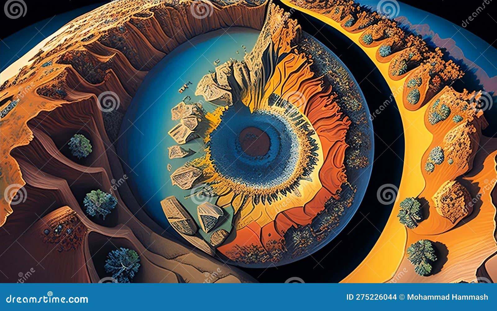 Earth S Evolution: a Vision of Nature S Grandeur, Made with Generative ...