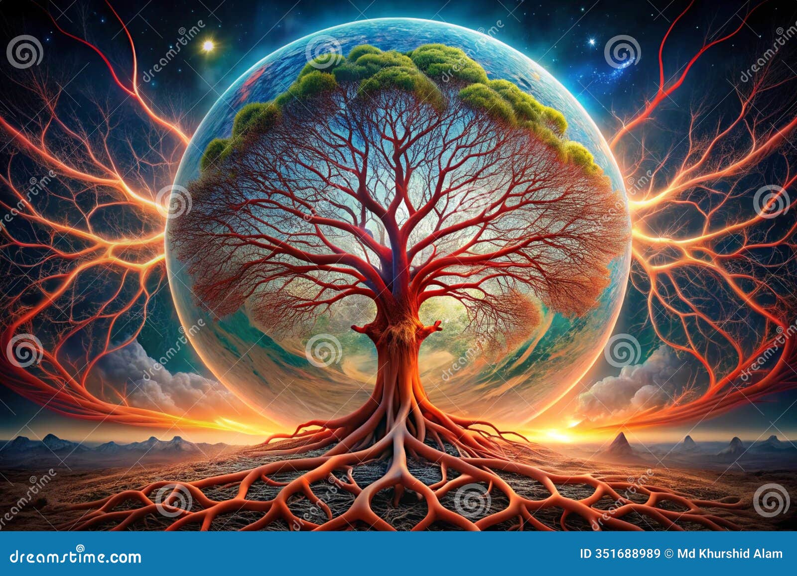 Earth S Vascular Tree: a Stunning Intersection of Nature S Beauty and ...