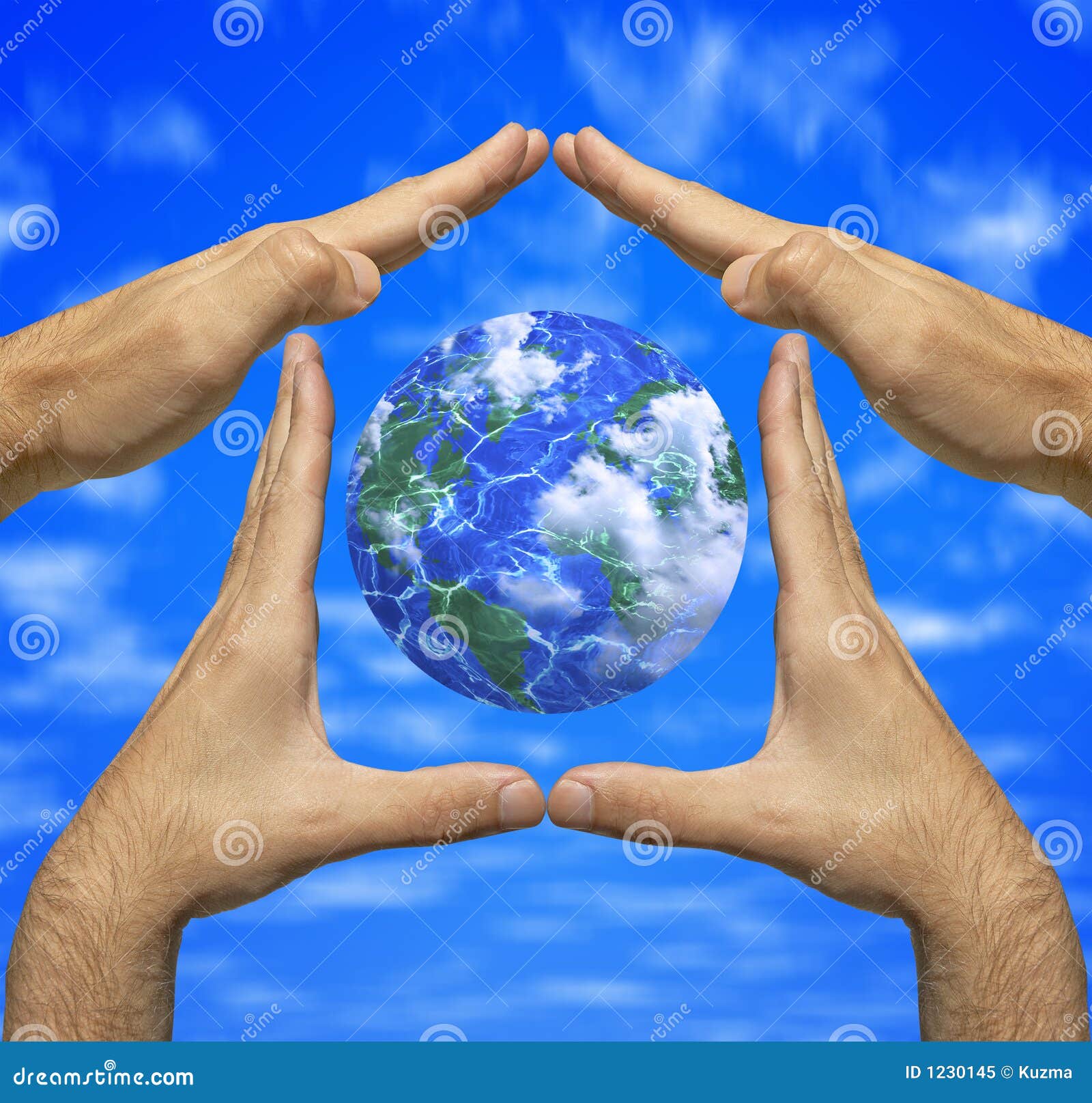 Earth safe and sound stock image. Image of clean, reality - 1230145