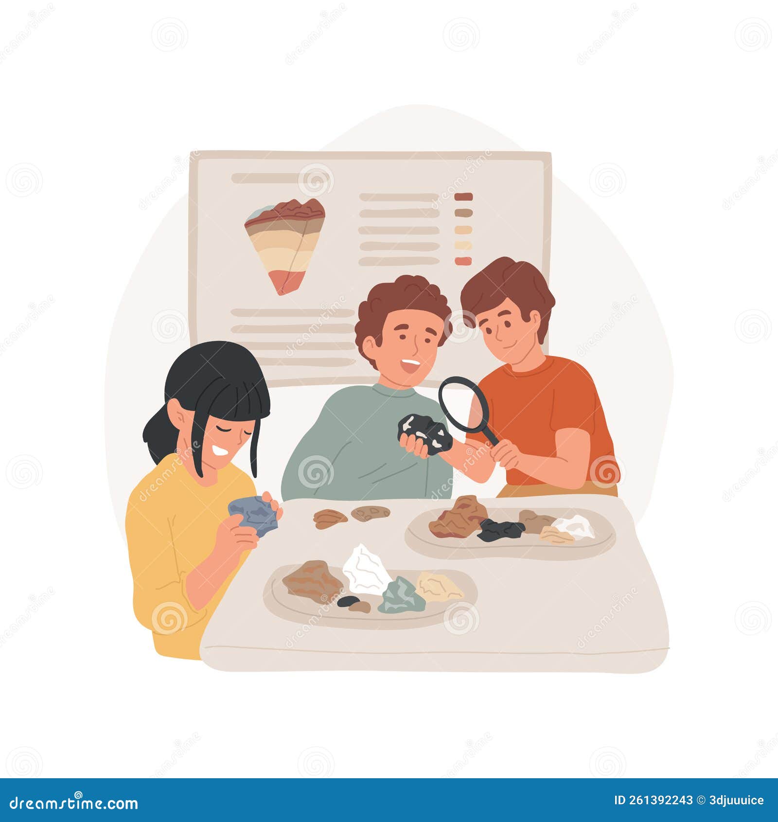 Earth Science Isolated Cartoon Vector Illustration. Stock Vector ...