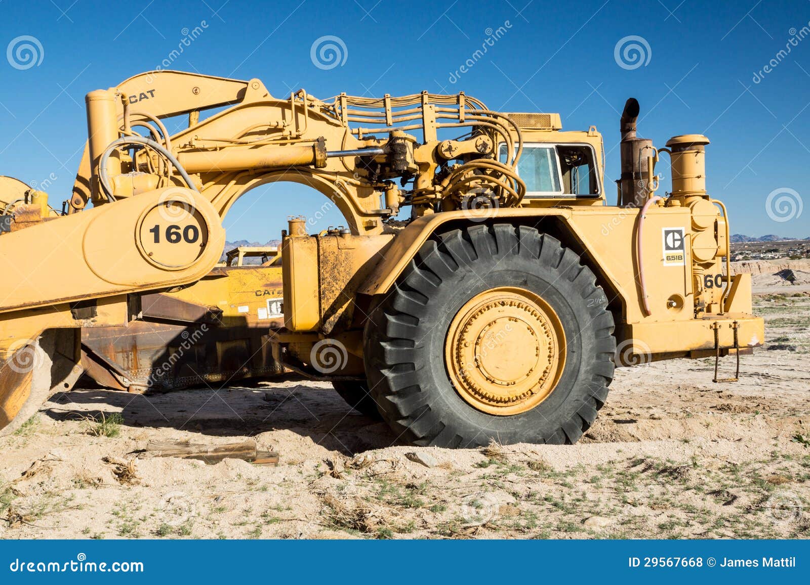 Earth Scraper editorial stock photo. Image of grading - 29567668