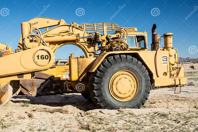 Earth Scraper editorial stock photo. Image of grading - 29567668