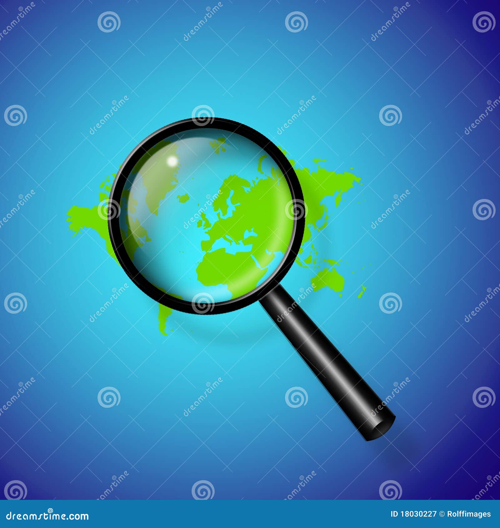 Earth Search stock illustration. Illustration of computer - 18030227