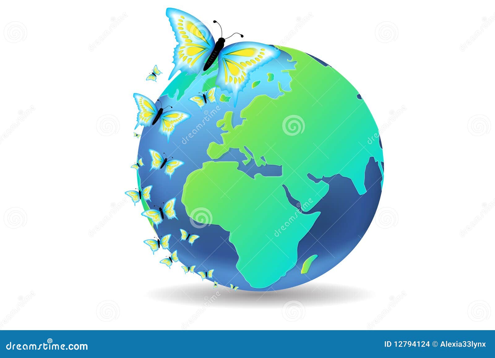 Earth season spring stock vector. Illustration of nature - 12794124