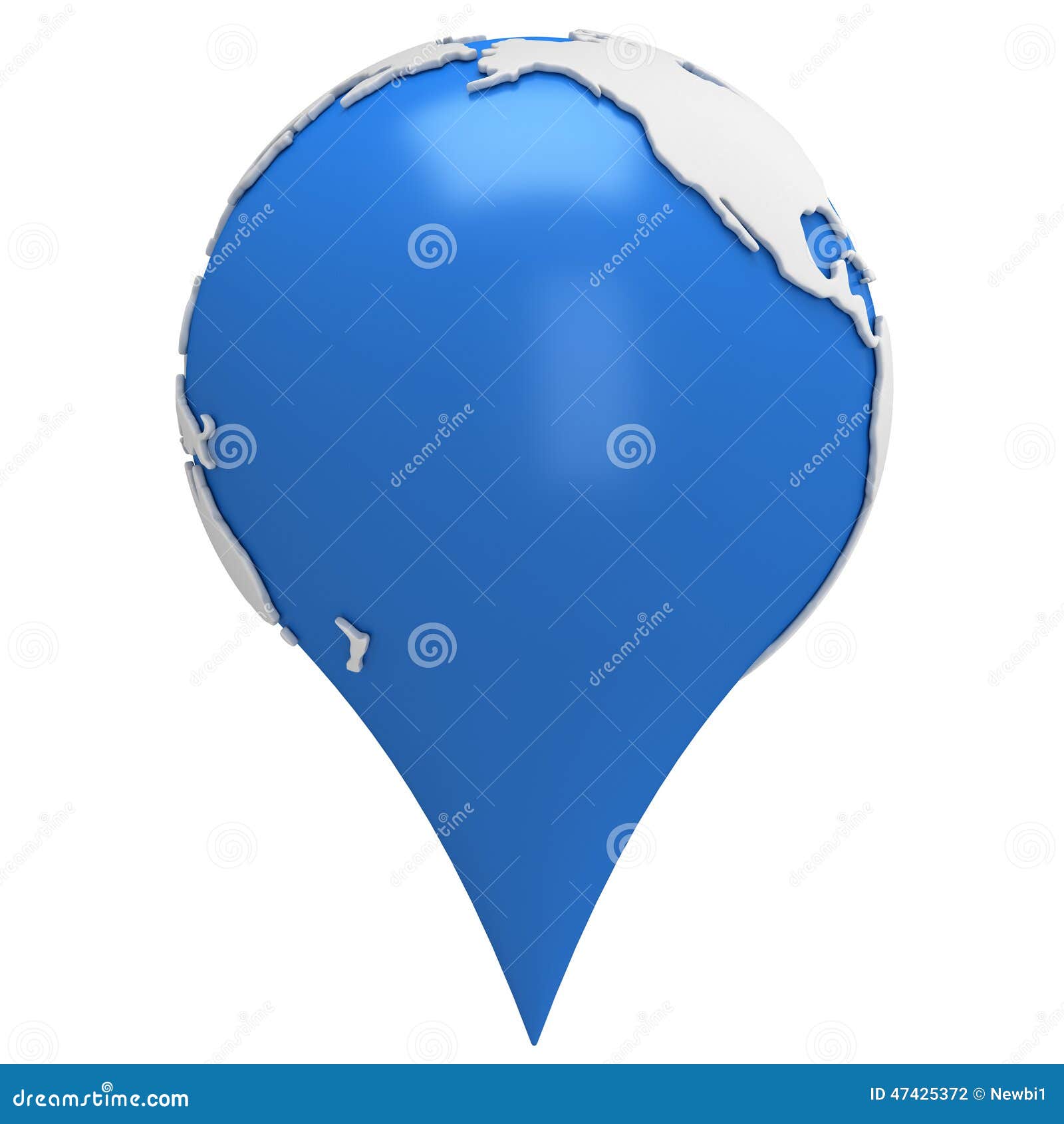 Earth shaped map pointer stock illustration. Illustration of round ...