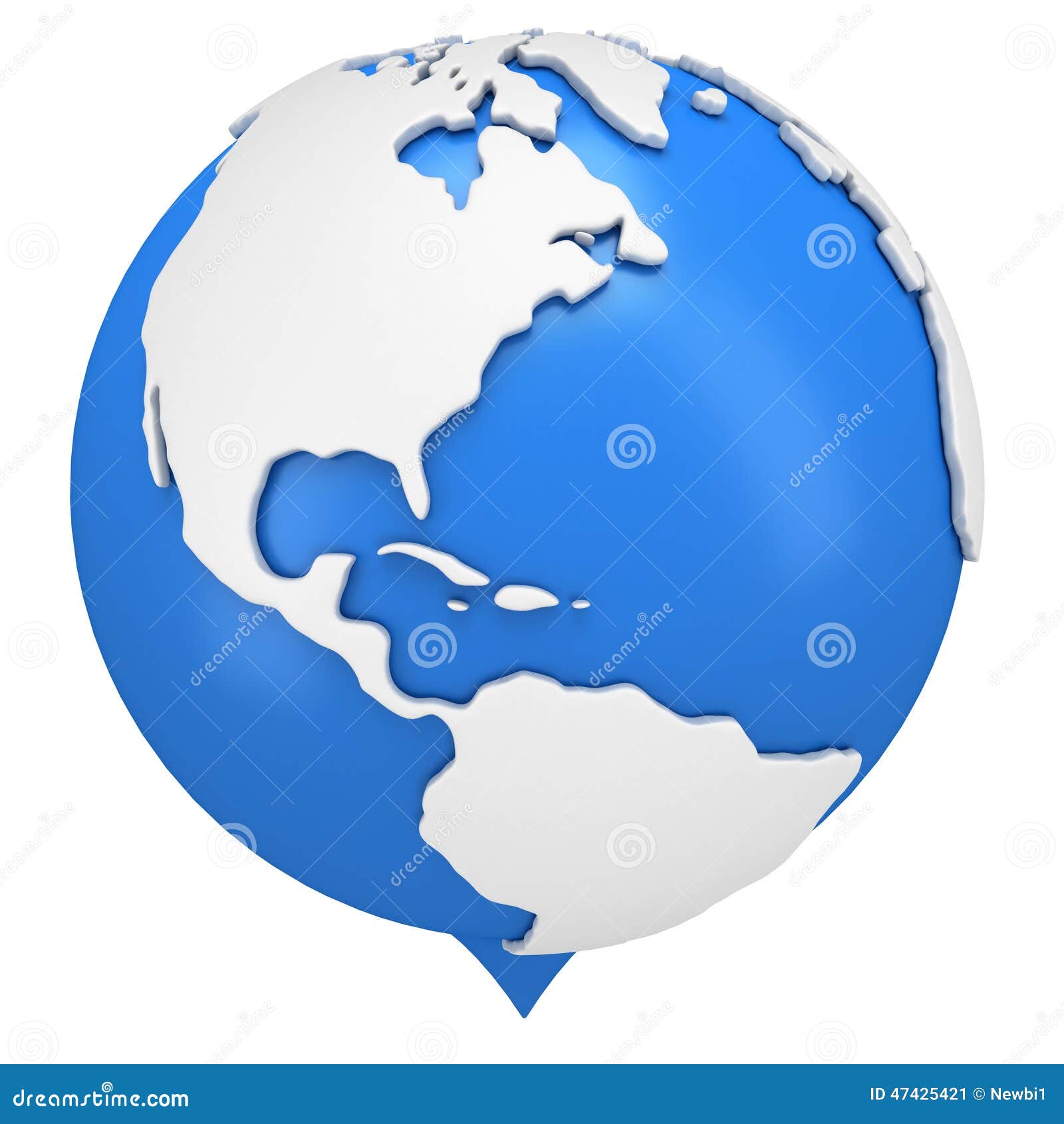 Earth shaped map pointer stock illustration. Illustration of location ...