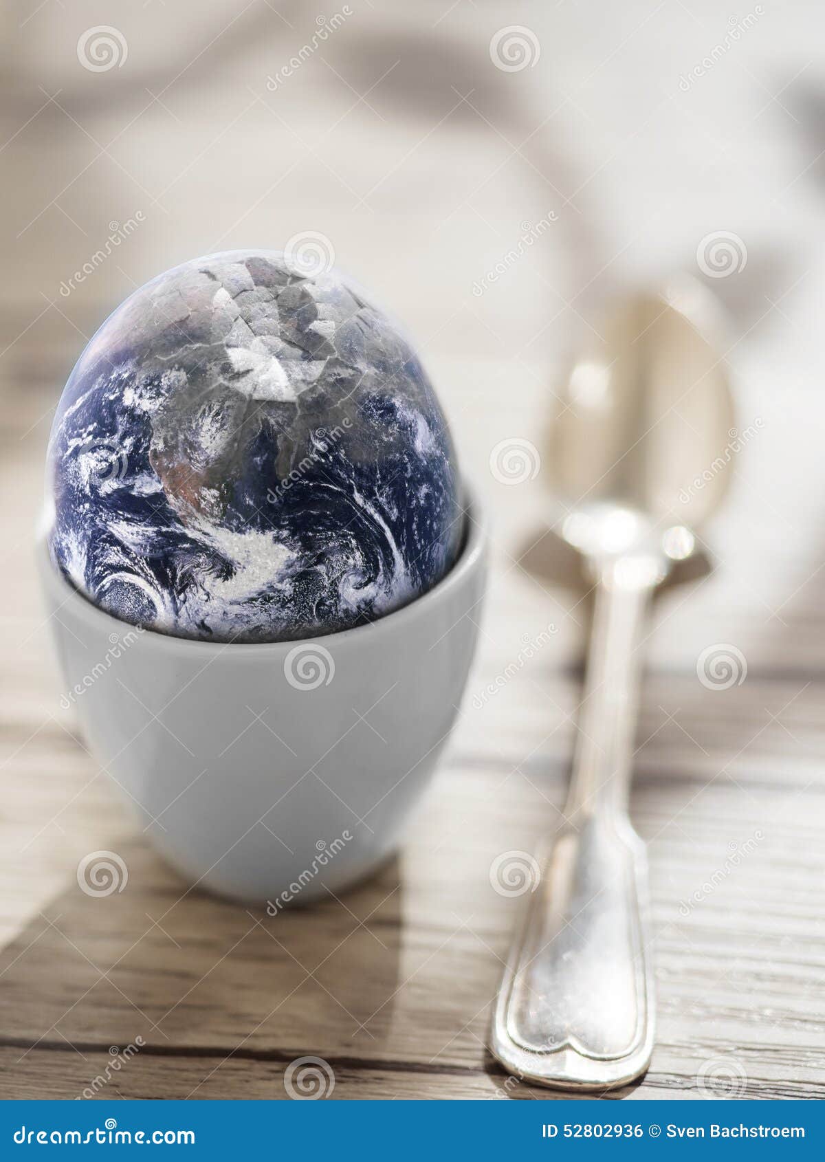 Earth Shell. Earth in this Montage Provided by NASA Stock Photo - Image ...