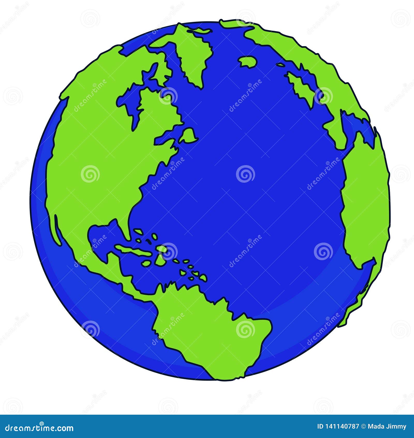Earth Simple Concept Illustrations Stock Vector - Illustration of ...