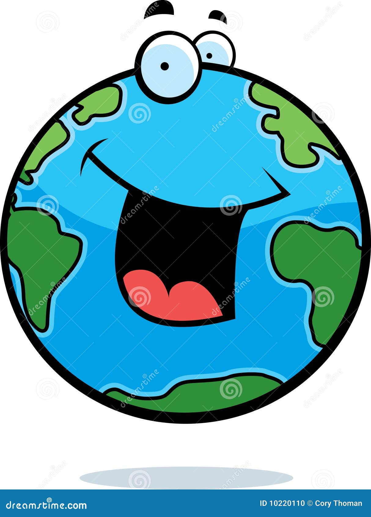 Earth Smiling stock vector. Illustration of environment - 10220110