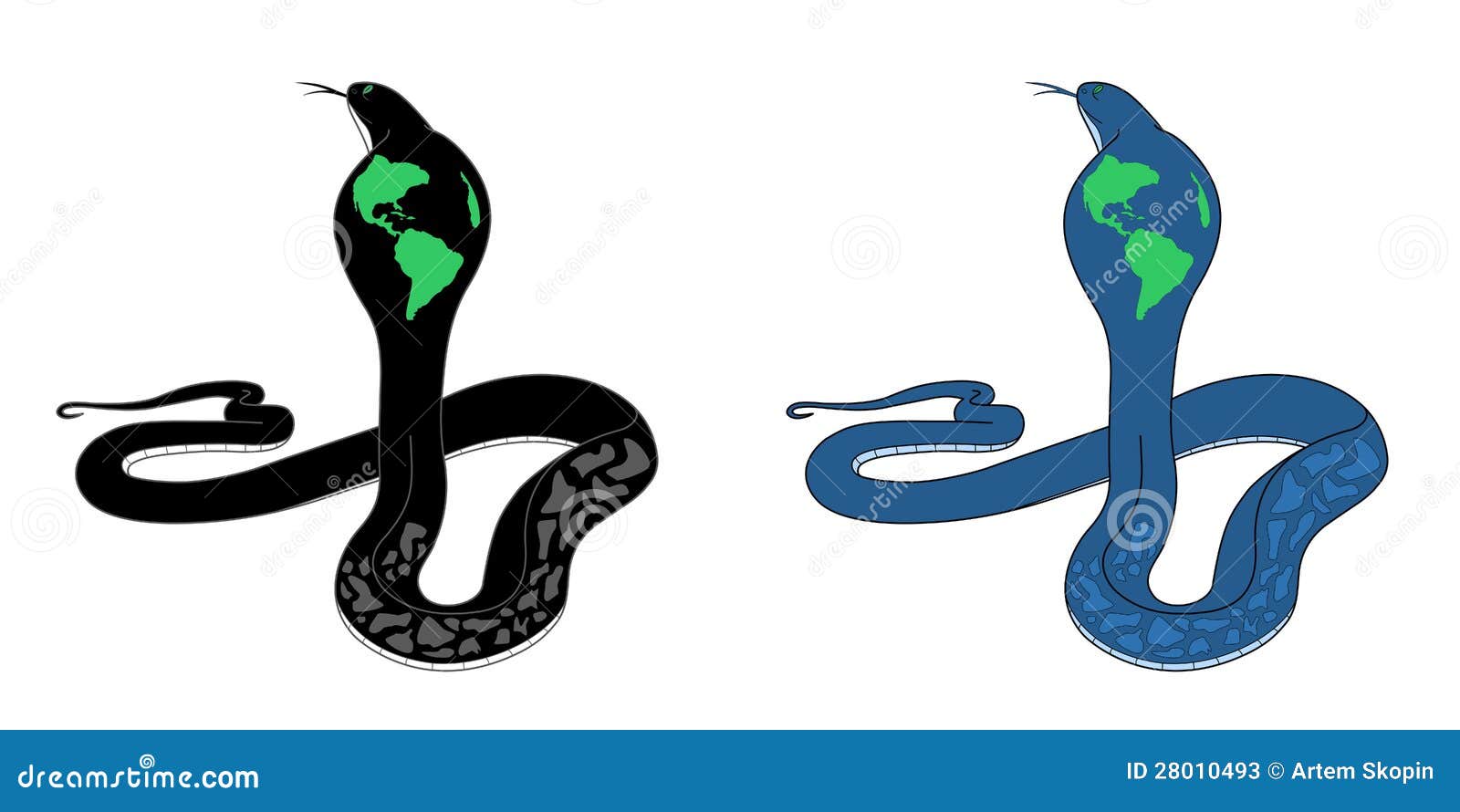 Earth snake stock illustration. Illustration of predator - 28010493