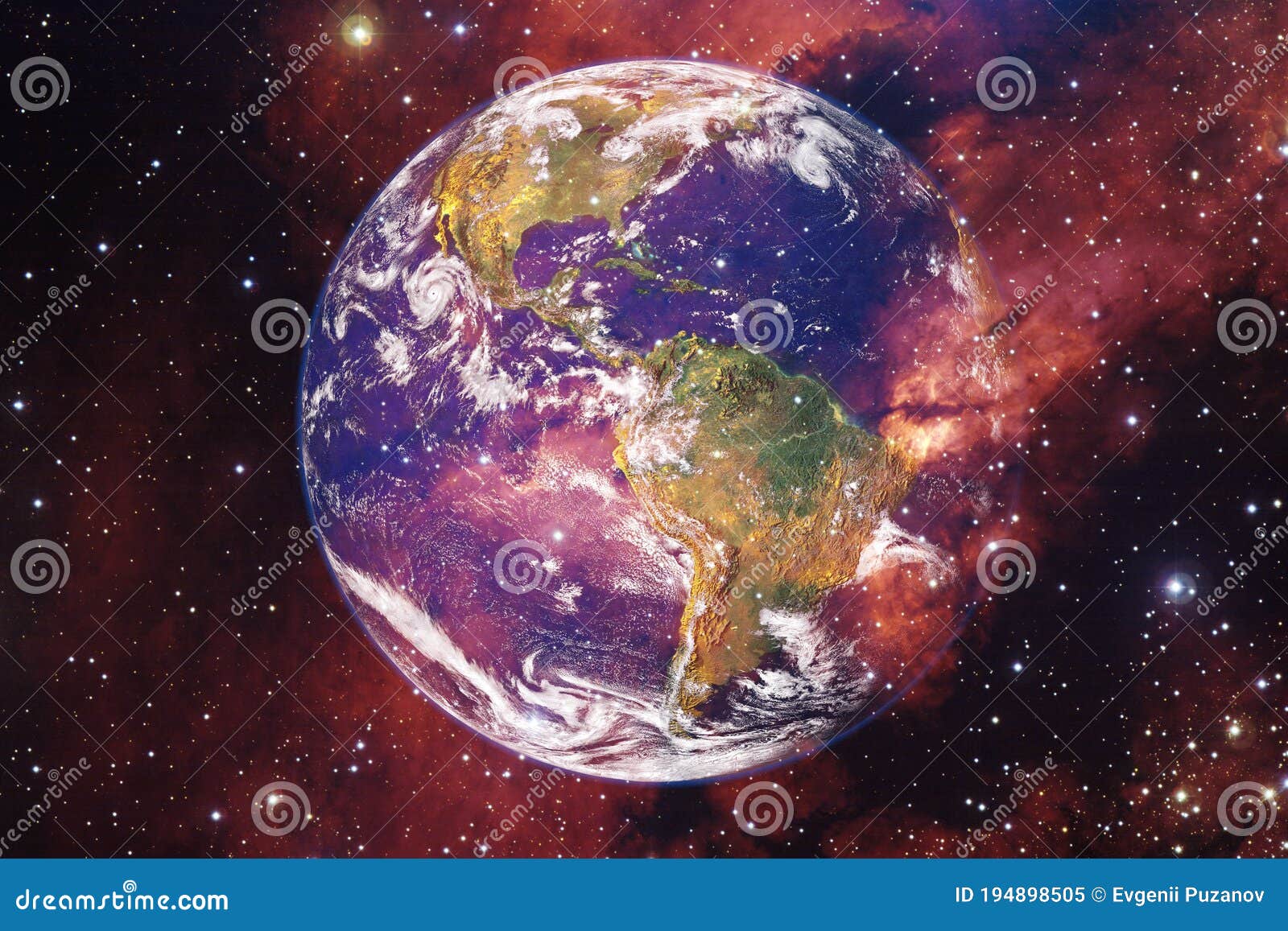 Earth. Solar System. Elements of this Image Furnished by NASA Stock ...