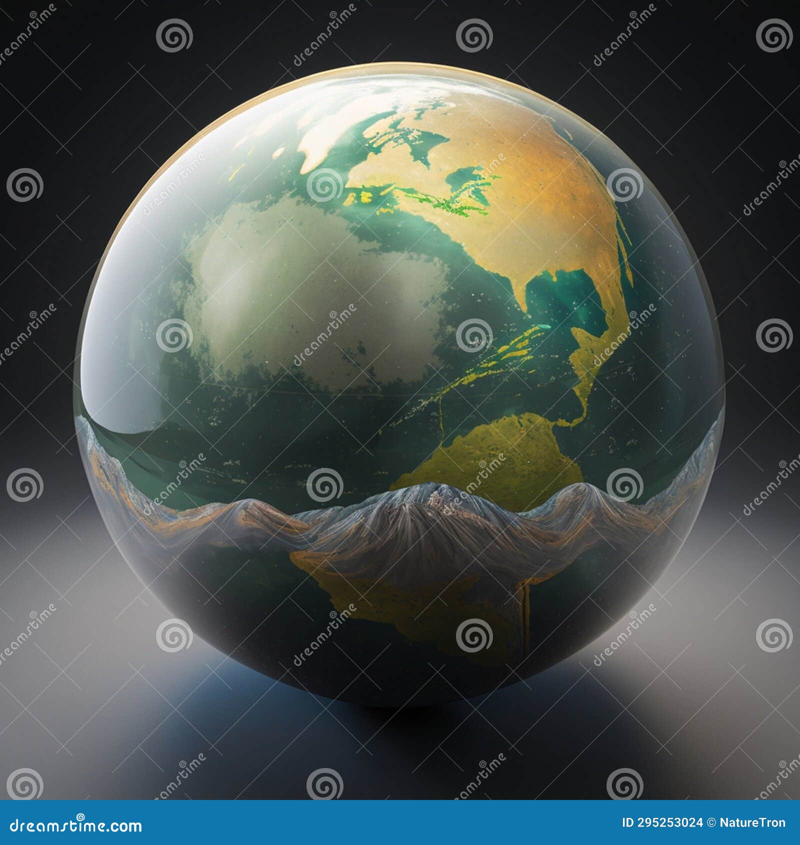 Earth in Space Earth in the Sky Stock Illustration - Illustration of ...