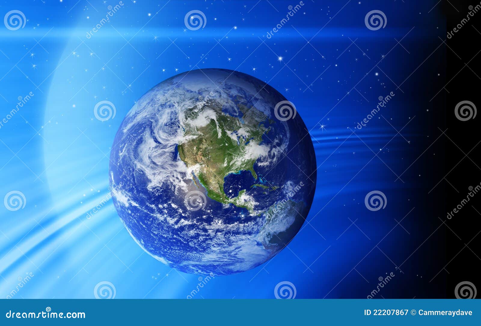 Earth Space Stars stock image. Image of planet, states - 22207867