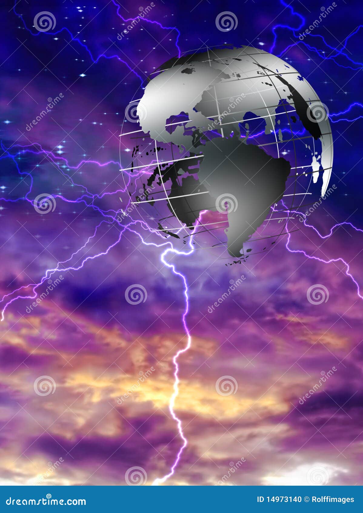 Earth Sphere stock illustration. Illustration of continent - 14973140