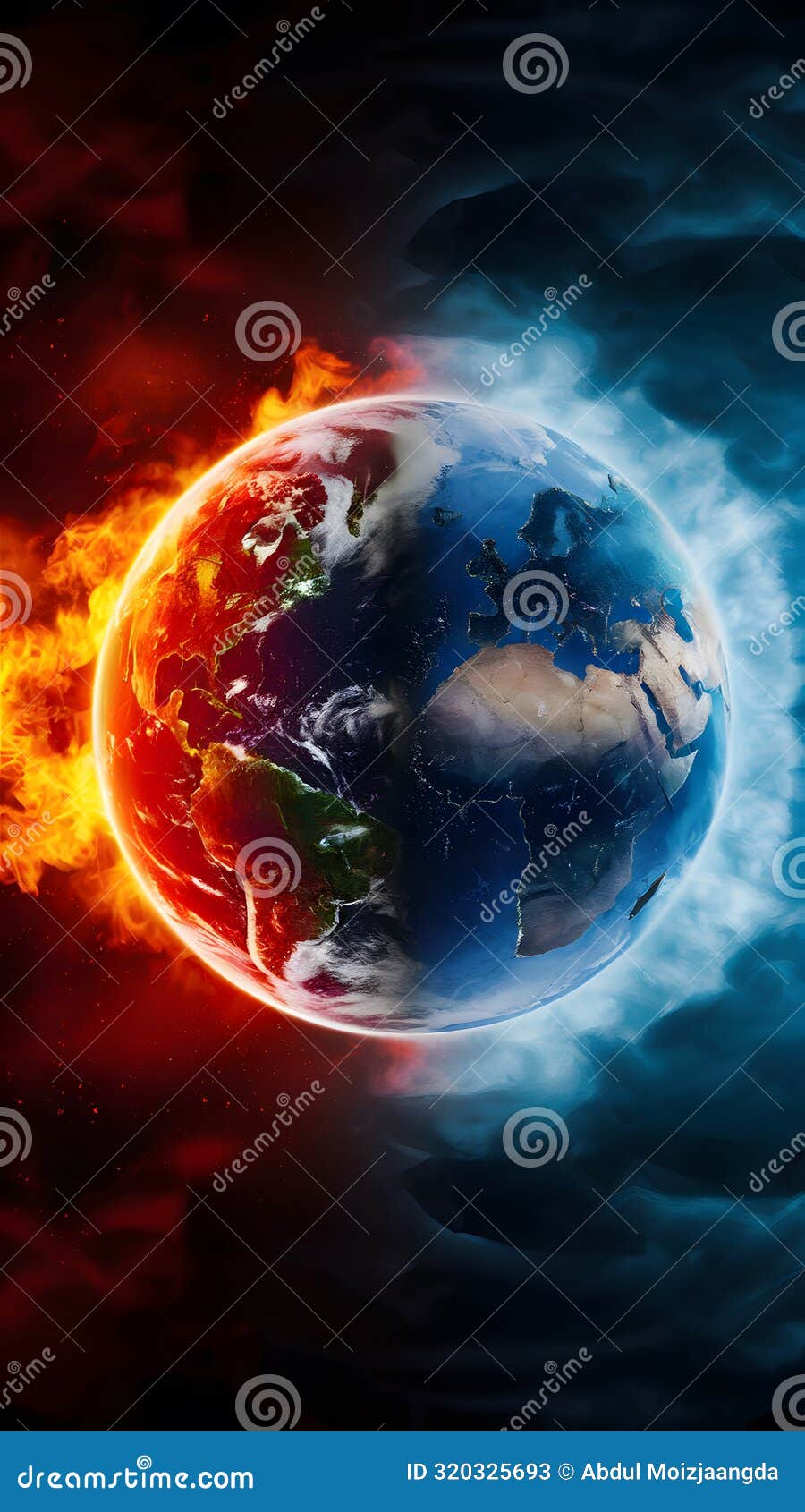 Earth Split between Fire and Ice, Warmth and Cold, Destruction and ...