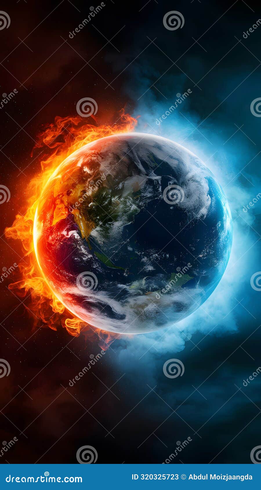 Earth Split between Fire and Ice, Warmth and Cold, Destruction and ...