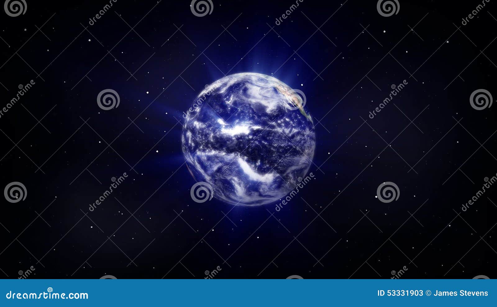 Earth and Starfield 1 - LOOP Stock Video - Video of dark, astronomy ...