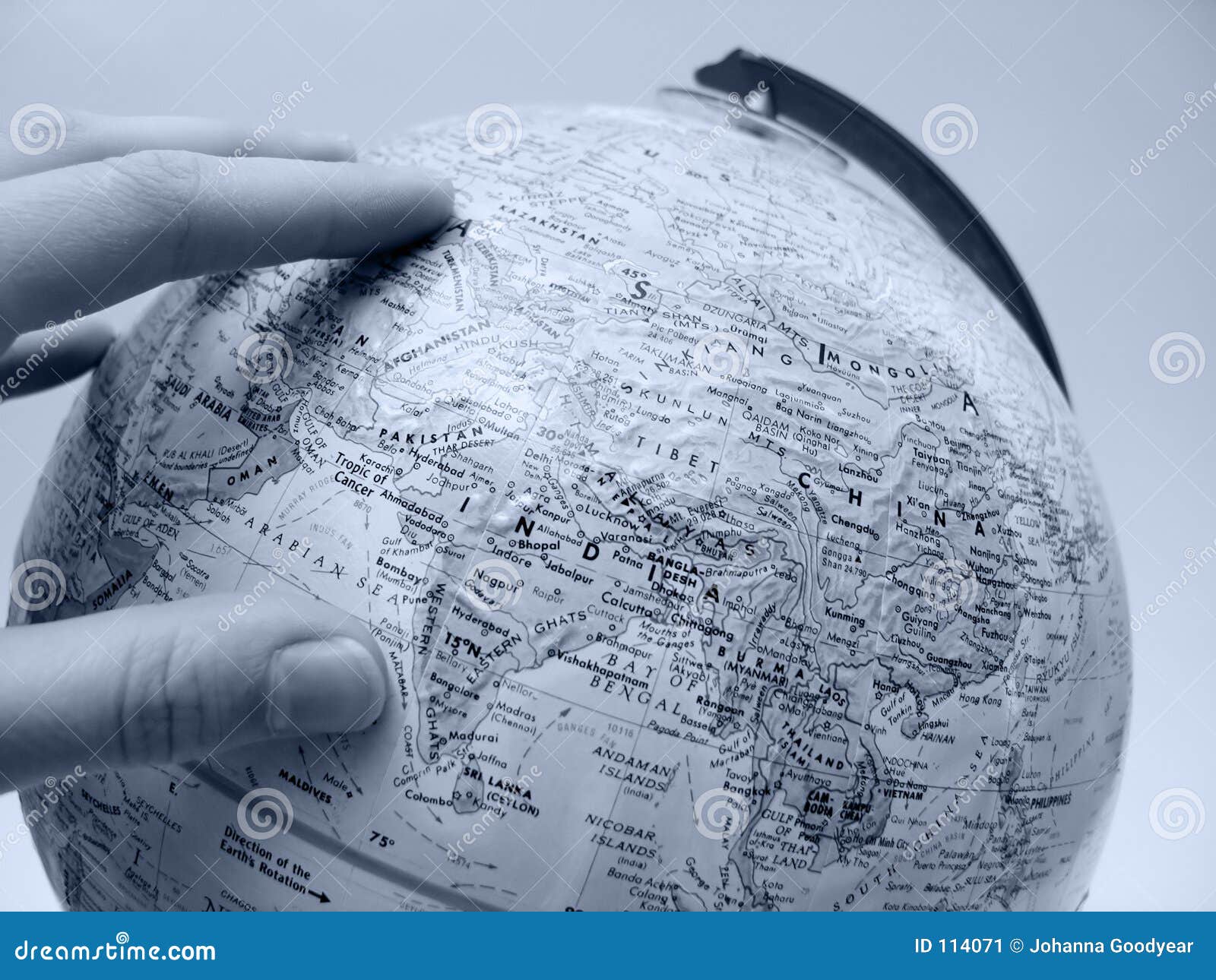 Earth Study : Asia stock image. Image of information, countries - 114071