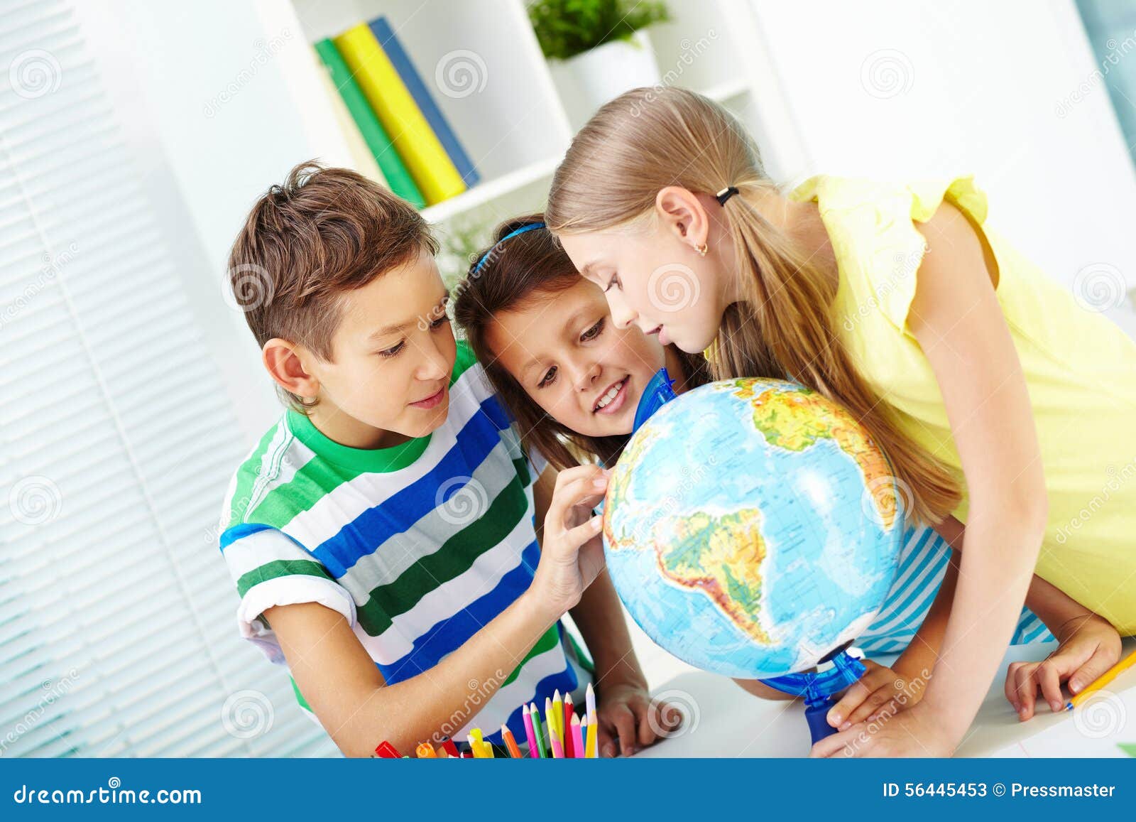 Earth study stock image. Image of lesson, friends, friendly - 56445453