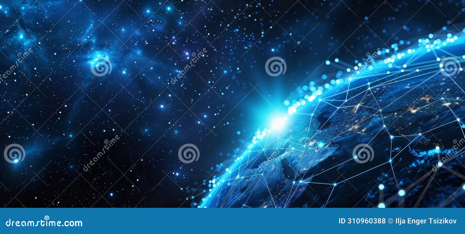 Earth Surrounded by Advanced Perceptron Network Lines for Enhanced ...