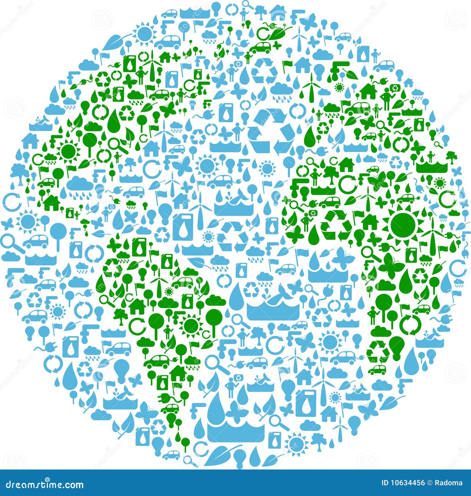 Earth symbol stock illustration. Illustration of energy - 10634456