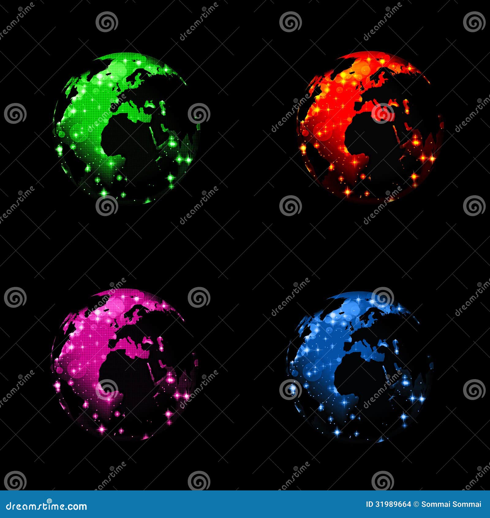 Earth Symbol Abstract Background Stock Illustration - Illustration of ...